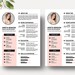 One Page Resume, Clean Resume Template, Minimal Simple Resume ...