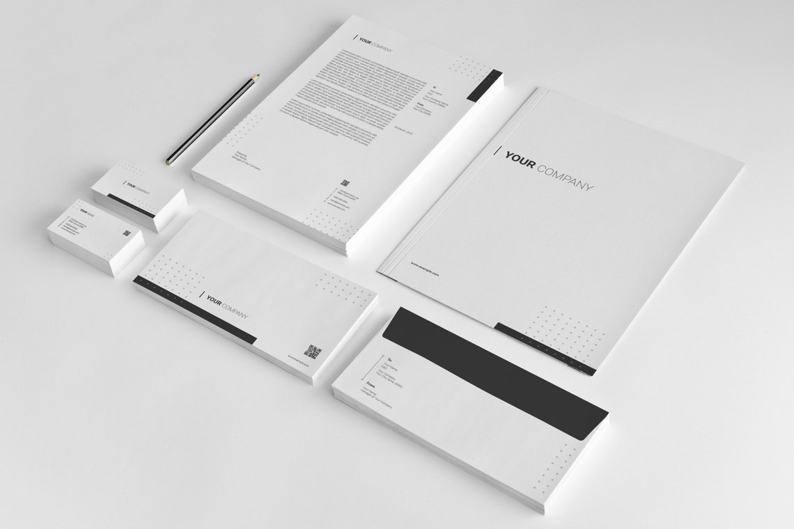 Clean Corporate Identity, Corporate Stationery Design Template ...