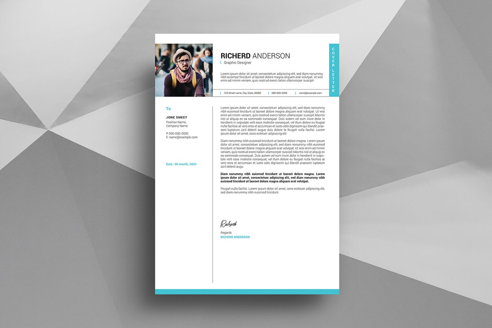 Minimal Resume Template Clean Resume Professional Resume CV | Etsy