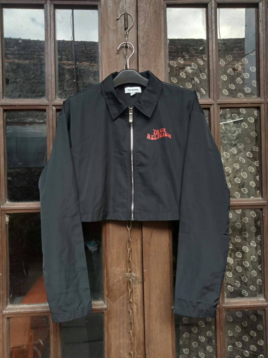 Women True Religion Cropp Nylon Jacket Small - Etsy