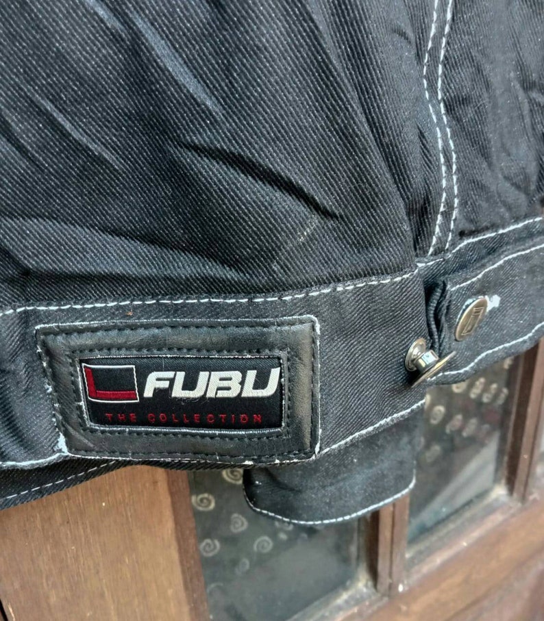 Vtg 90s FUBU Mens Denim Jacket Big Size XXL USA - Etsy