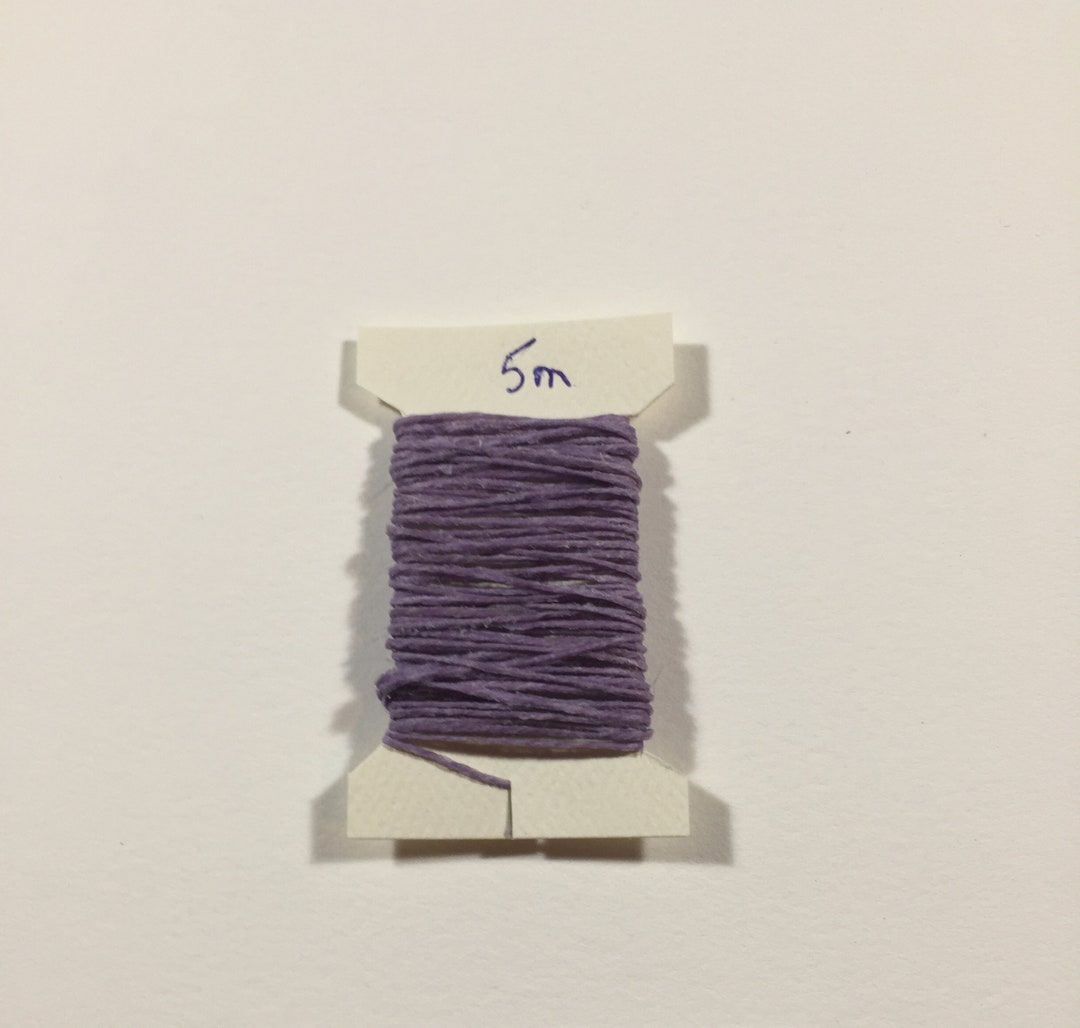 Waxed Linen Thread 4 Ply crawford 5m 16' 6 Lavender - Etsy Australia
