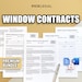 Window Installation Contract Service Agreement Bundle | Contract ...
