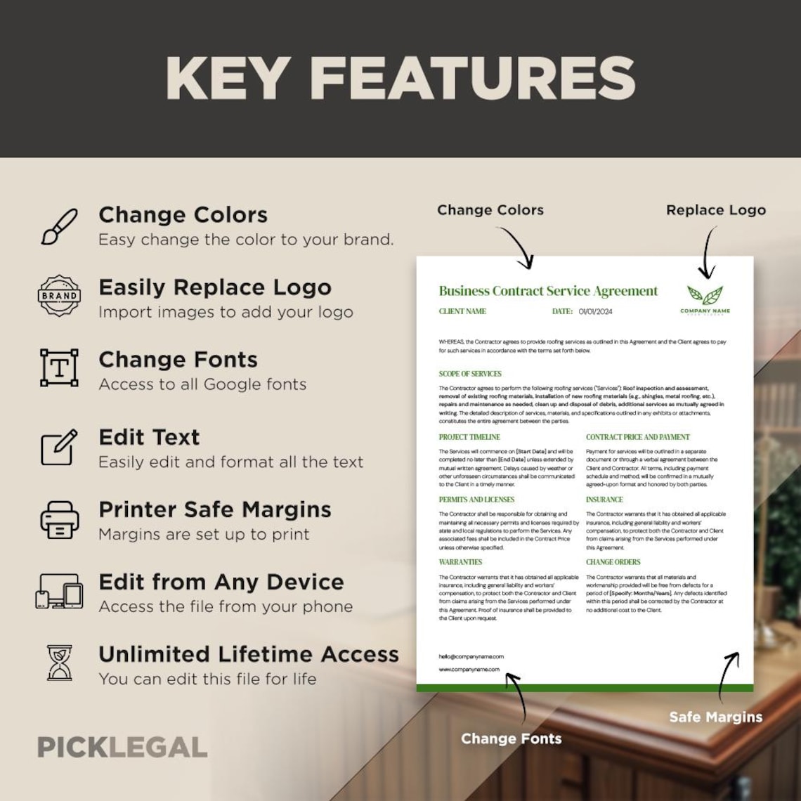 Window Installation Contract Service Agreement Bundle | Contract ...