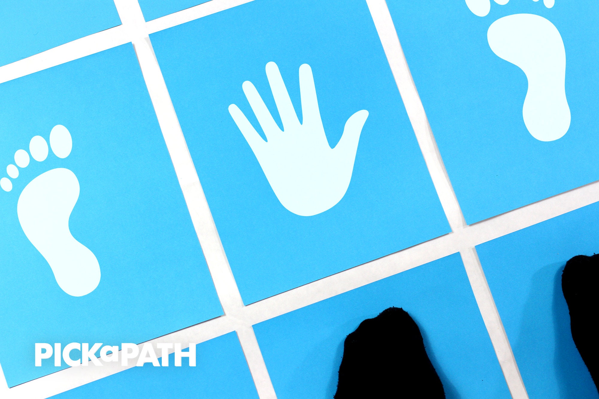 Hopscotch Game Using Hands and Feet Ideas for Kids and Adults - Etsy