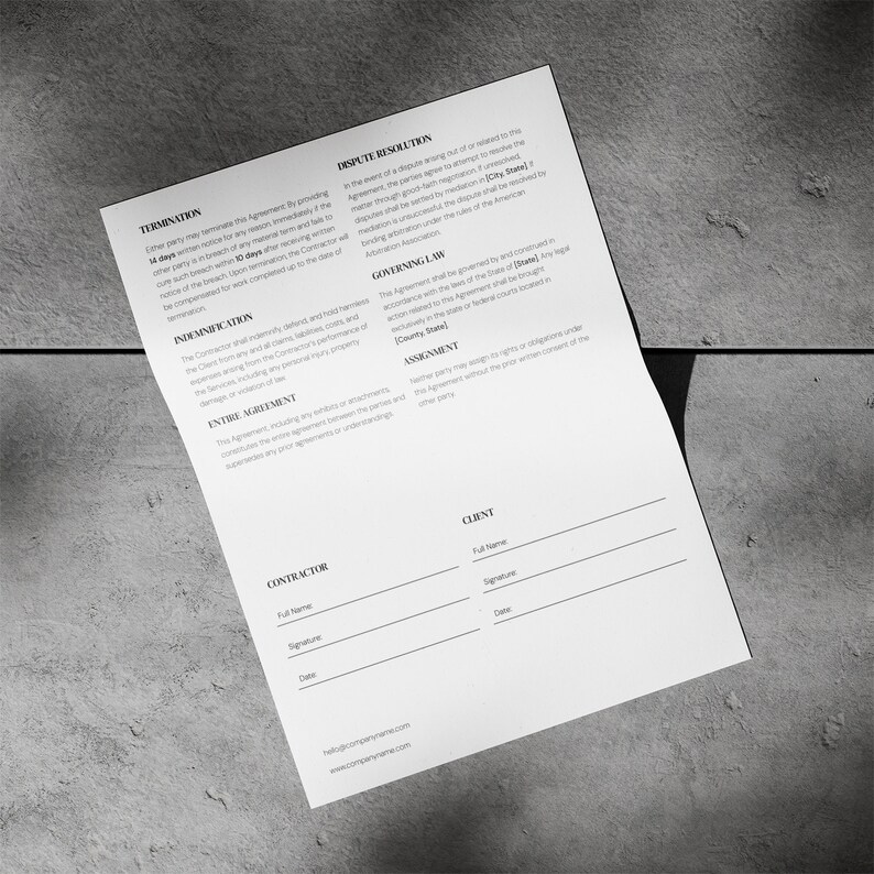 Pest Control Contract Service Agreement Professional & Easy-to-use ...