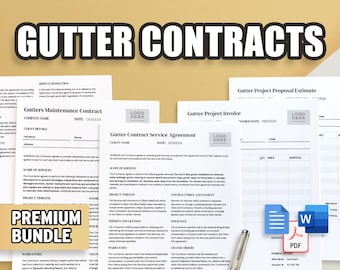 Concrete Paving Service Agreement Bundle | Contract, Maintenance ...