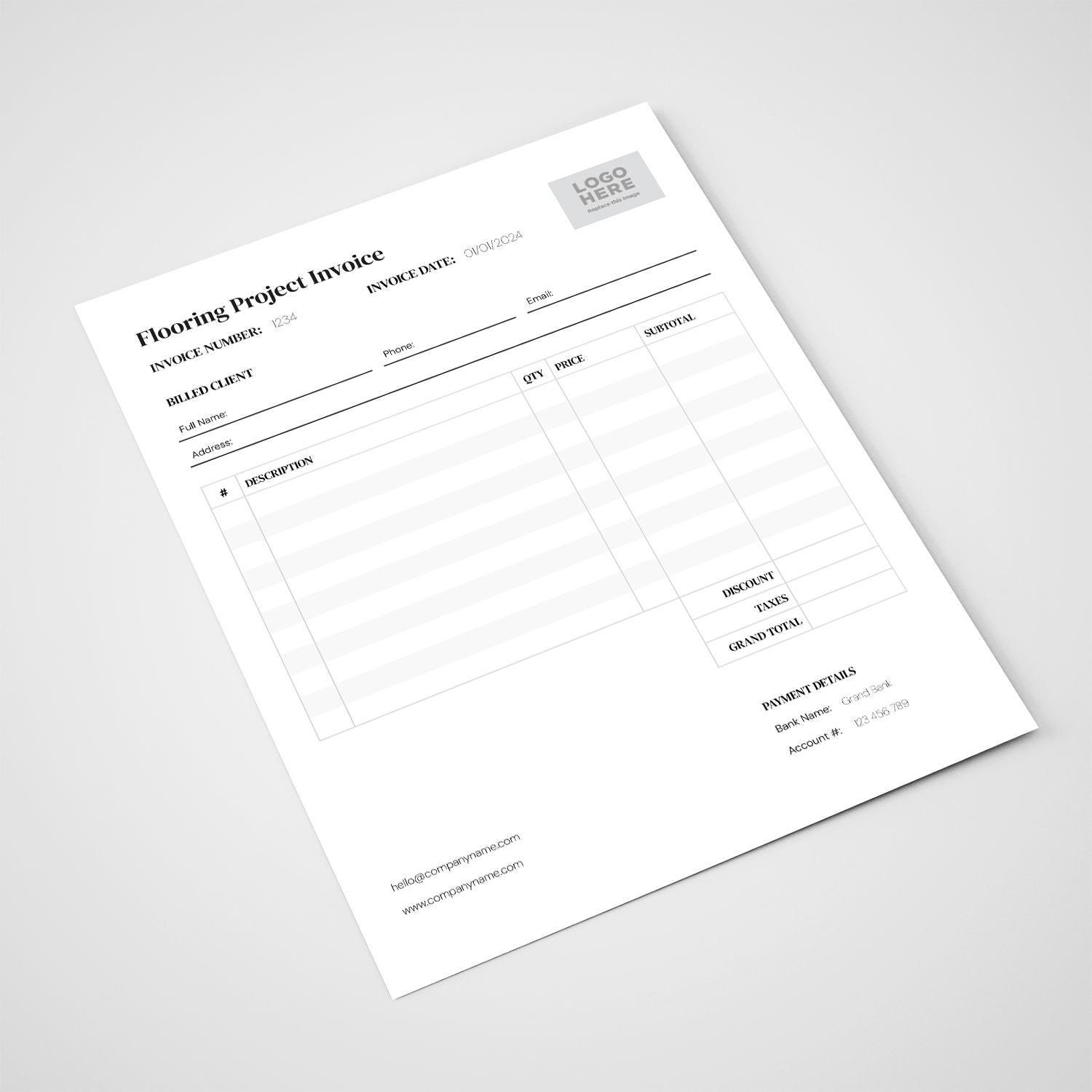 Flooring Installation Contract Service Agreement Bundle | Contract, Maintenance, Invoice ...