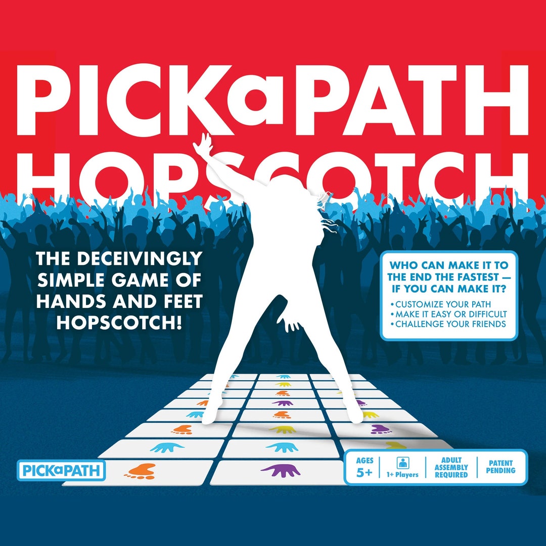 Game for Kids and Adults | Hands and Feet Hopscotch Printable in Color ...