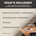 Concrete Paving Service Agreement Bundle | Contract, Maintenance ...