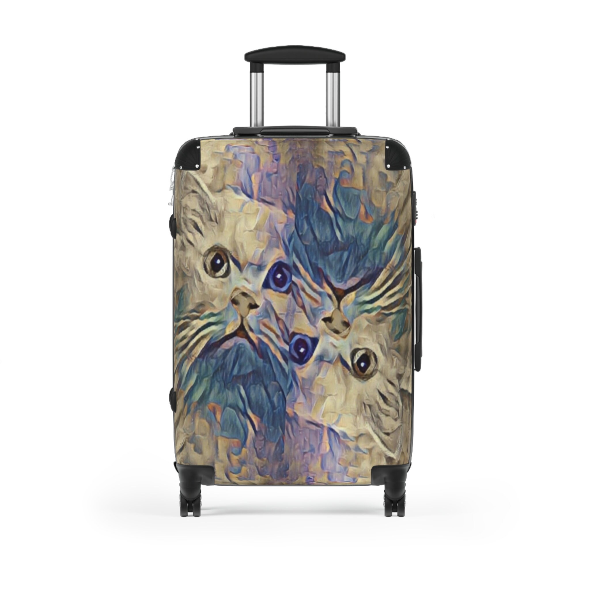 Cabin Suitcase, Cat Lover Suitcase, Cat Design, Suitcase, Carry on ...