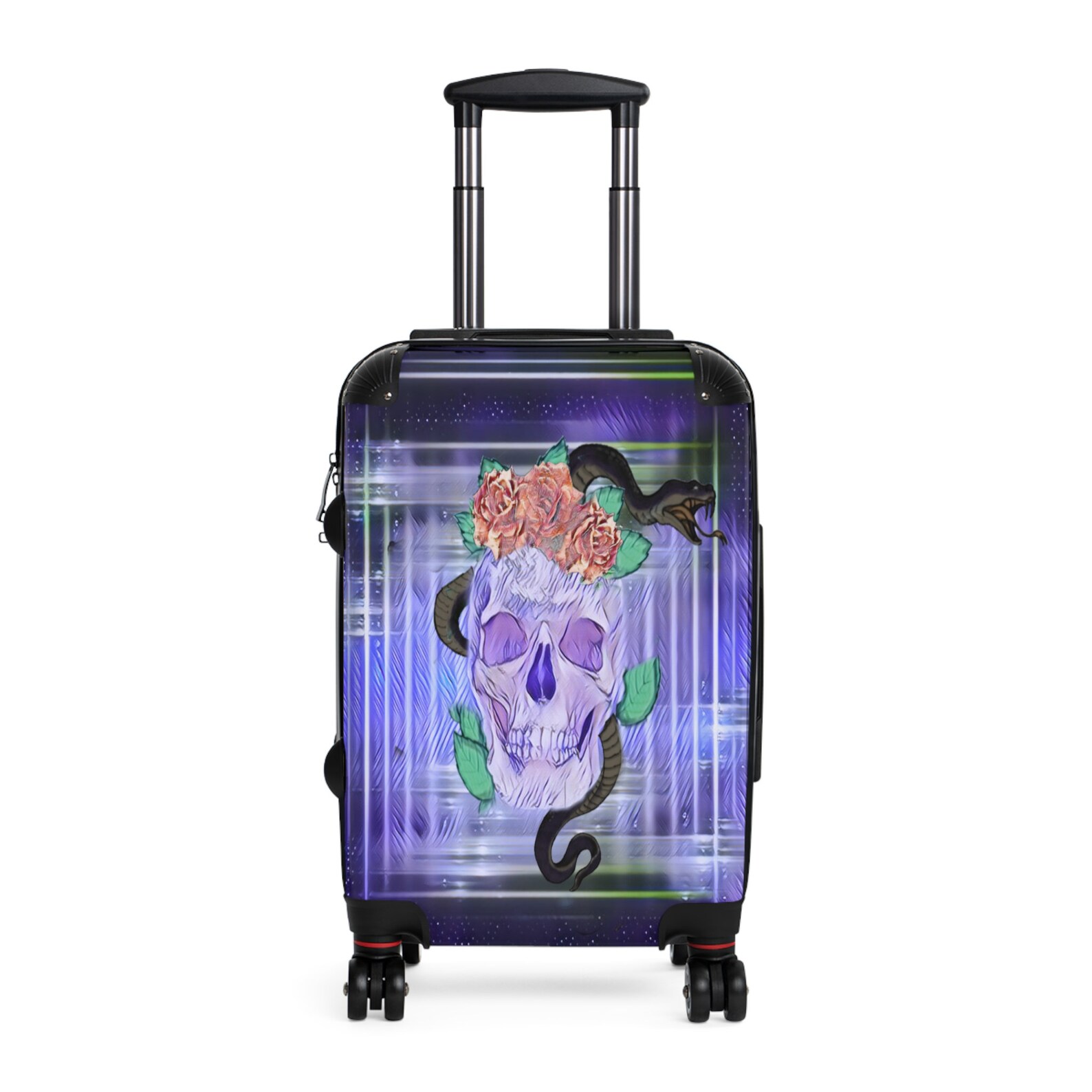Skull Cabin Suitcase, Skull Luggage, Cabin Suitcase, Suitcase, Carry on ...