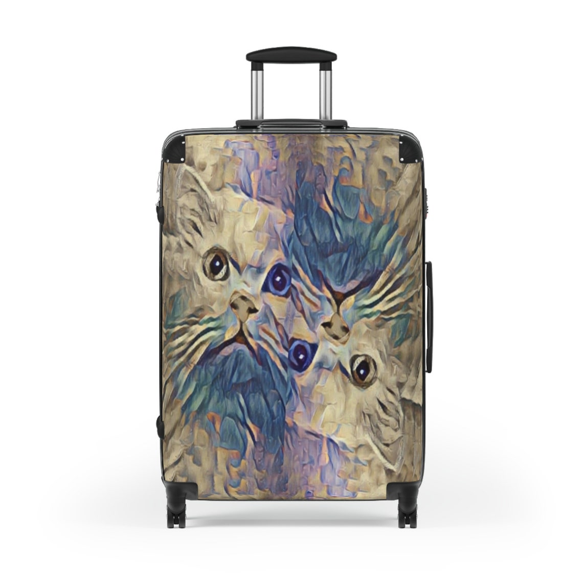 Cabin Suitcase, Cat Lover Suitcase, Cat Design, Suitcase, Carry on ...