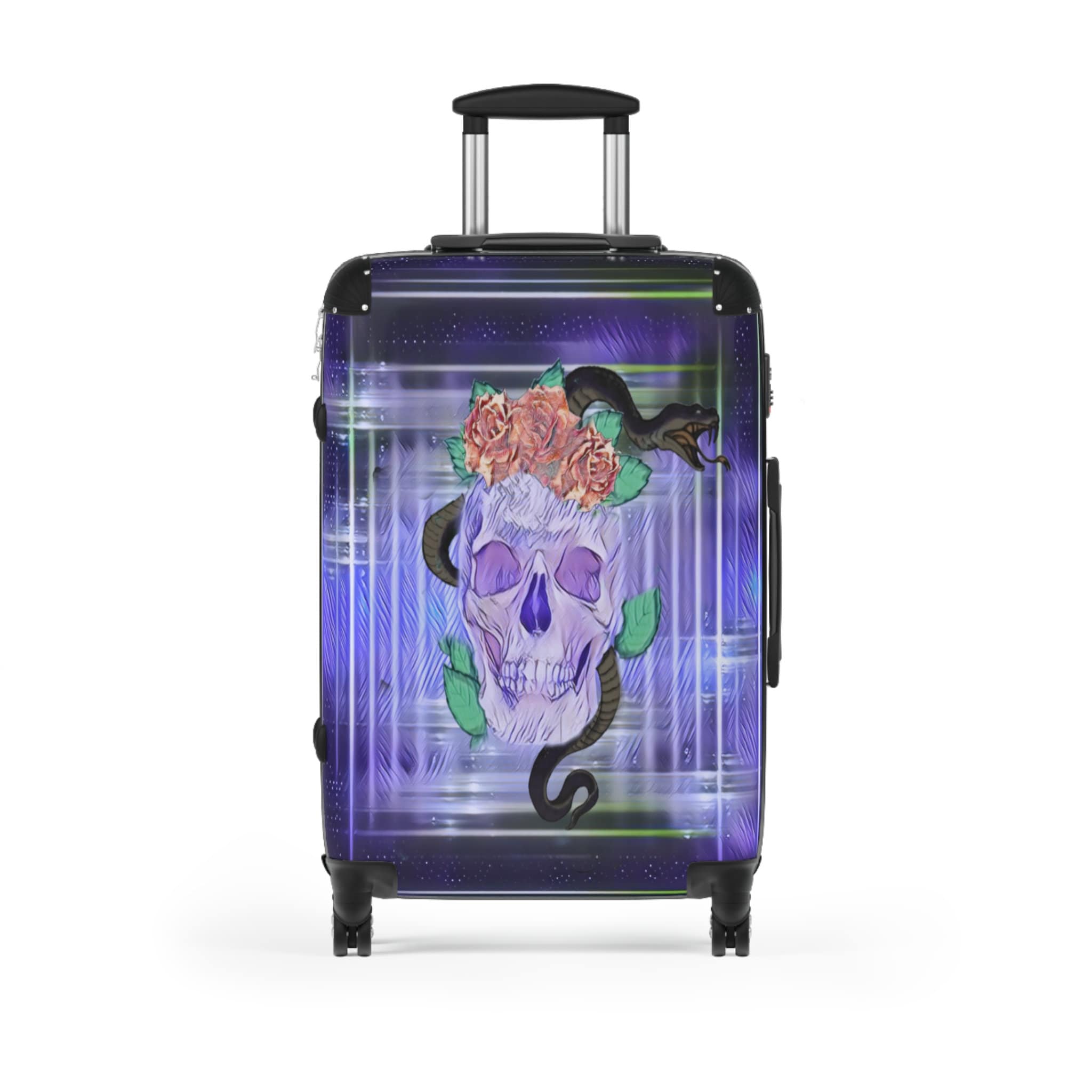 Skull Cabin Suitcase, Skull Luggage, Cabin Suitcase, Suitcase, Carry on ...
