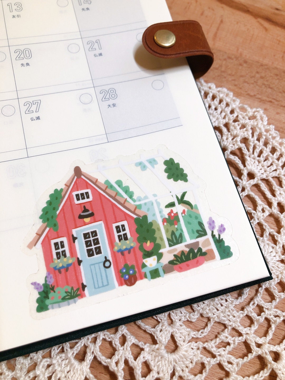 Garden Shed Clear Die-cut Sticker | Hoglet & Co. - Etsy