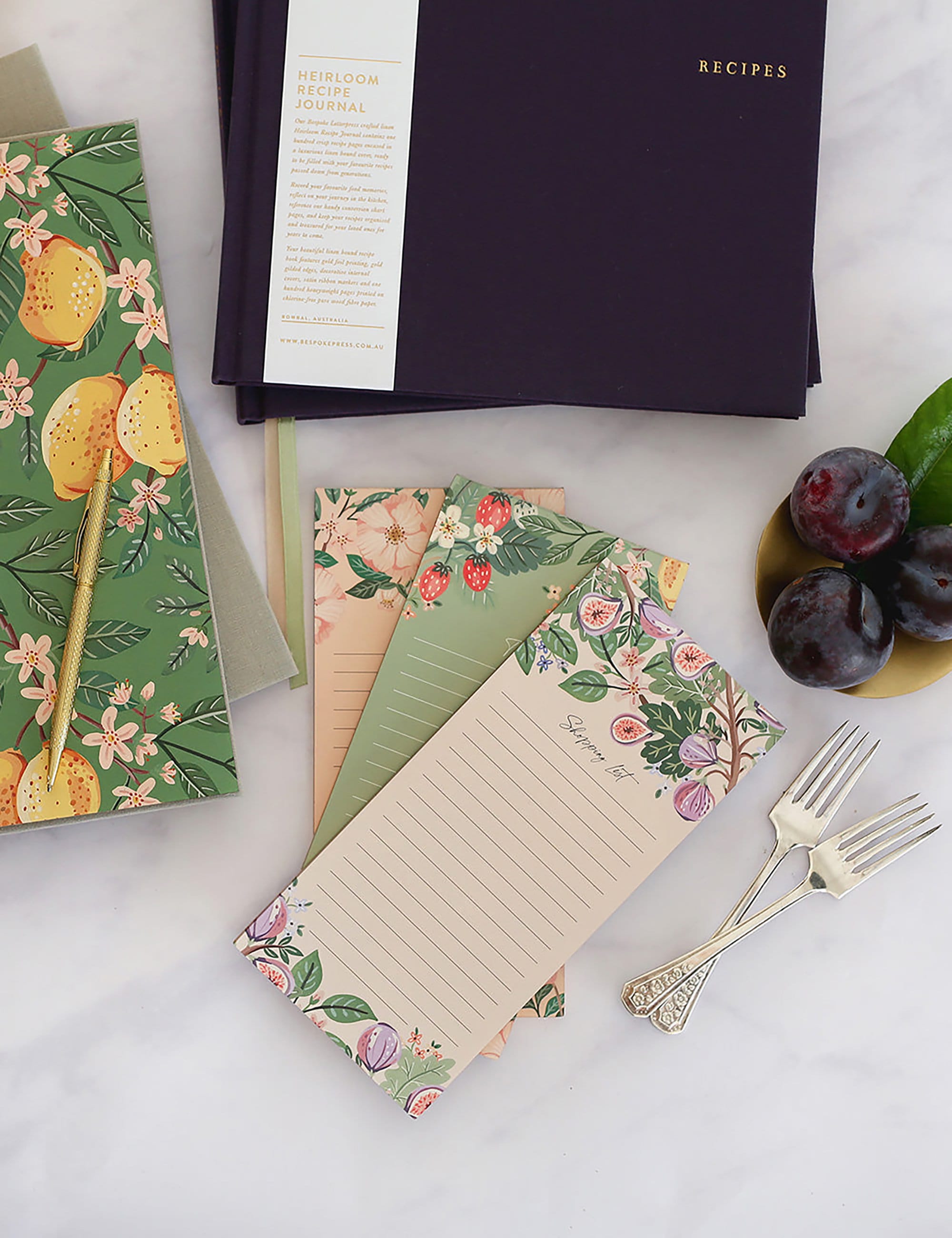 DL Notepad | Gold Edged | Lined | Hoglet&co - Etsy