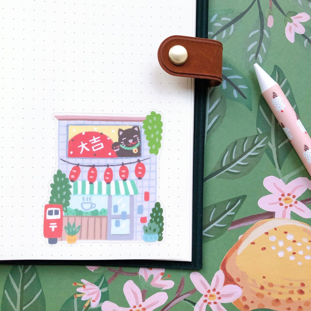 Japanese Tokyo Store| Clear Die-cut Sticker | Hoglet & Co. - Etsy UK