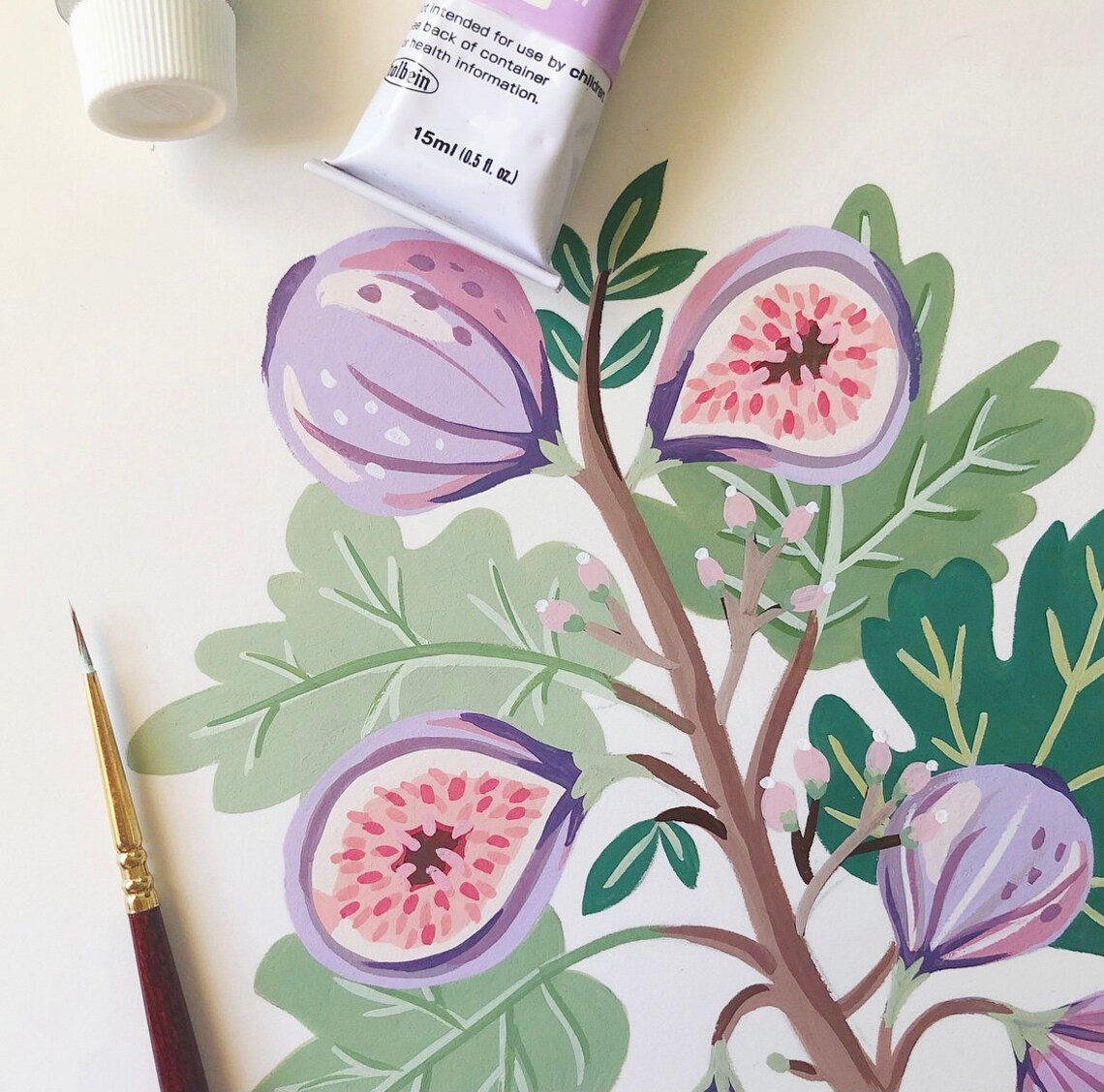 Figs Art Print Botanical Illustration Art Print - Etsy UK