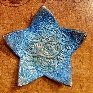 Natural Ceramic Clay Mini Star Bowl Sparkles and Shimmery Glitter ...