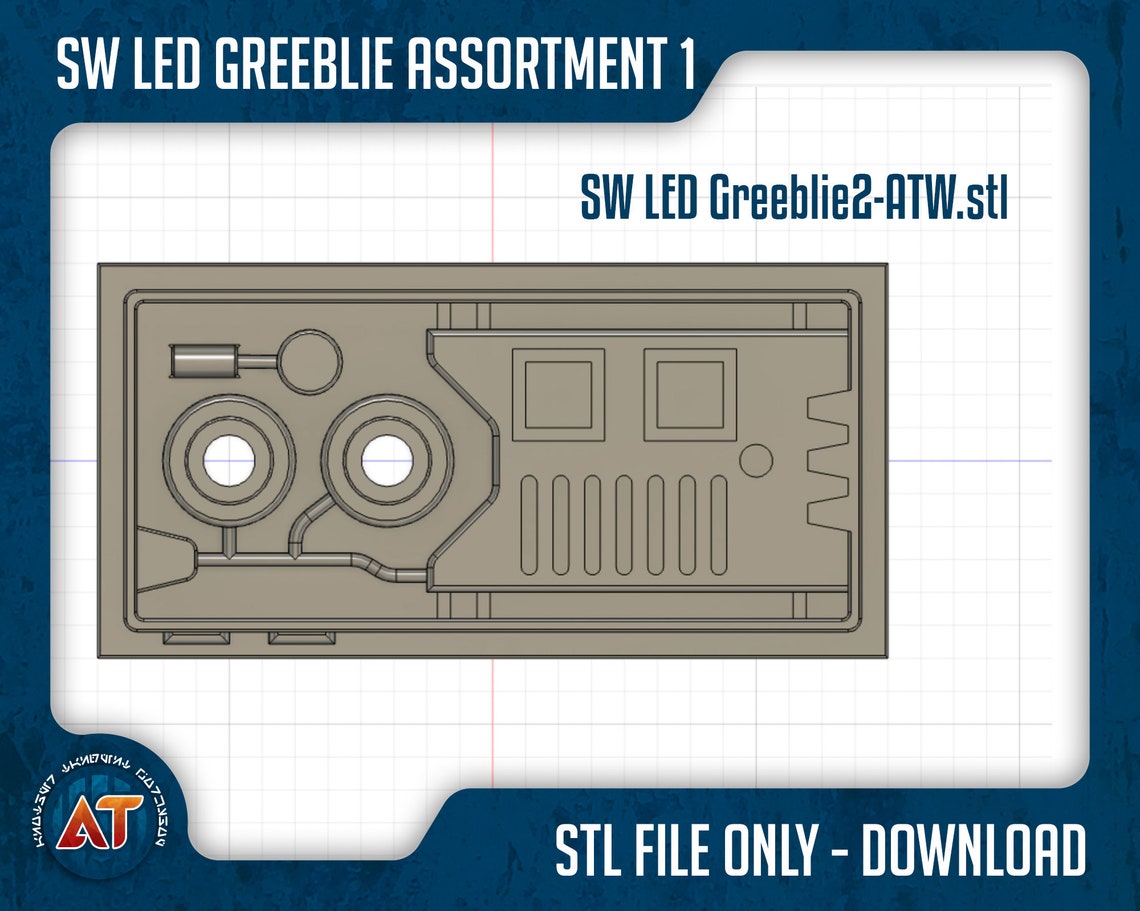 Star Wars Inspired LED Greeblie Assortment 1- 3D Printable STL Files - Etsy