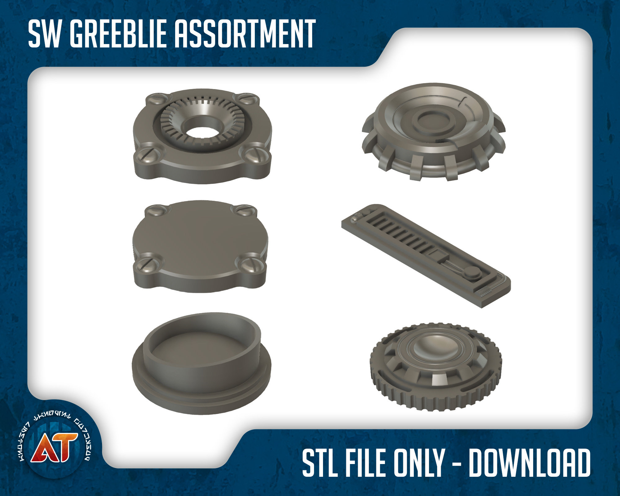 Star Wars Inspired Greeblie Assortment - 3D Printable STL Files - Etsy