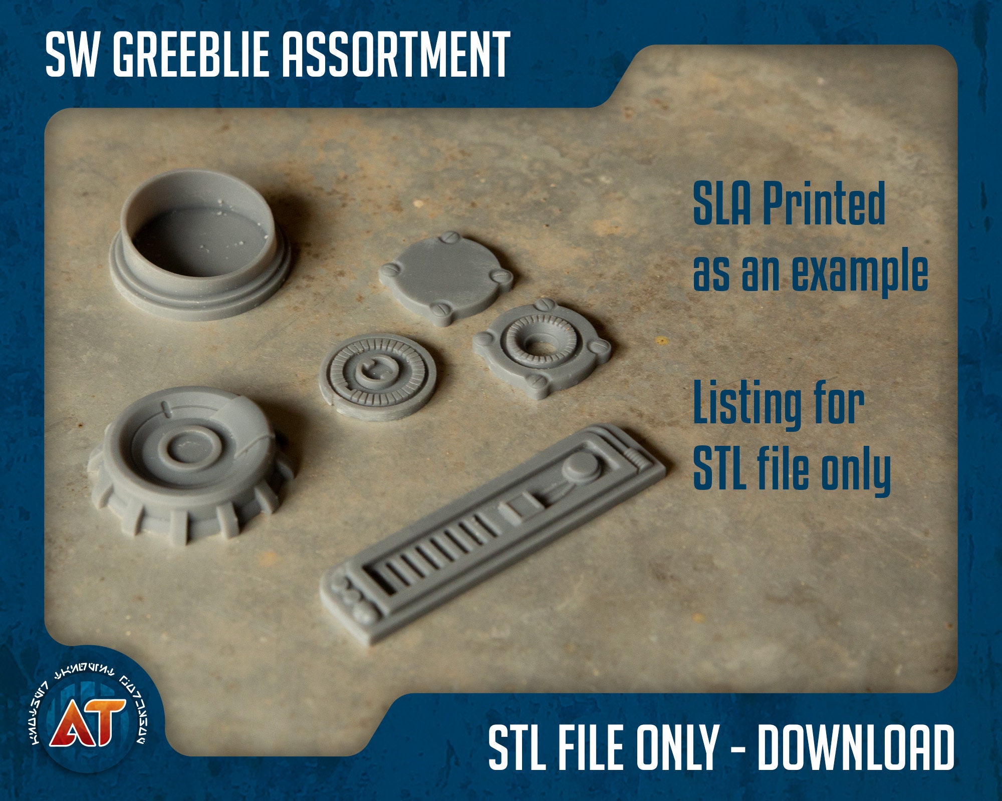 Star Wars Inspired Greeblie Assortment - 3D Printable STL Files - Etsy