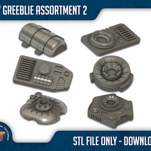 Star Wars Themed Greeblies STL Files for 3d Printing - Etsy Israel