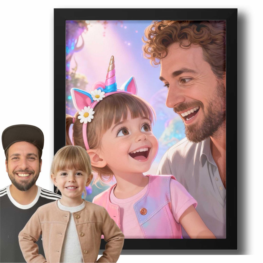 Custom Photo Frame 30x40 Cm • Black, White or Wooden Frame ...