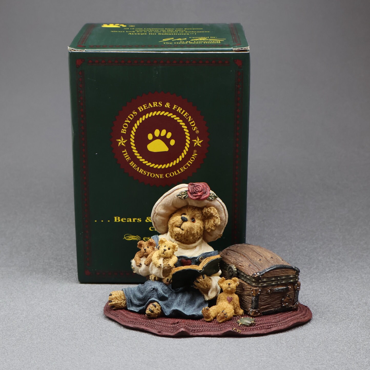 Boyds Bearstones Bears Bailey With Friends 100 Years and Counting ...