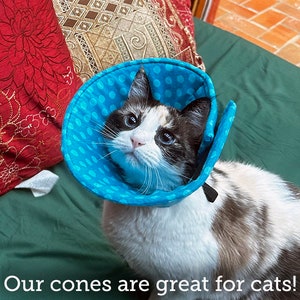 Fabric Dog Cone, Pink Flower Print, Comfortable Soft Medical Cone for ...