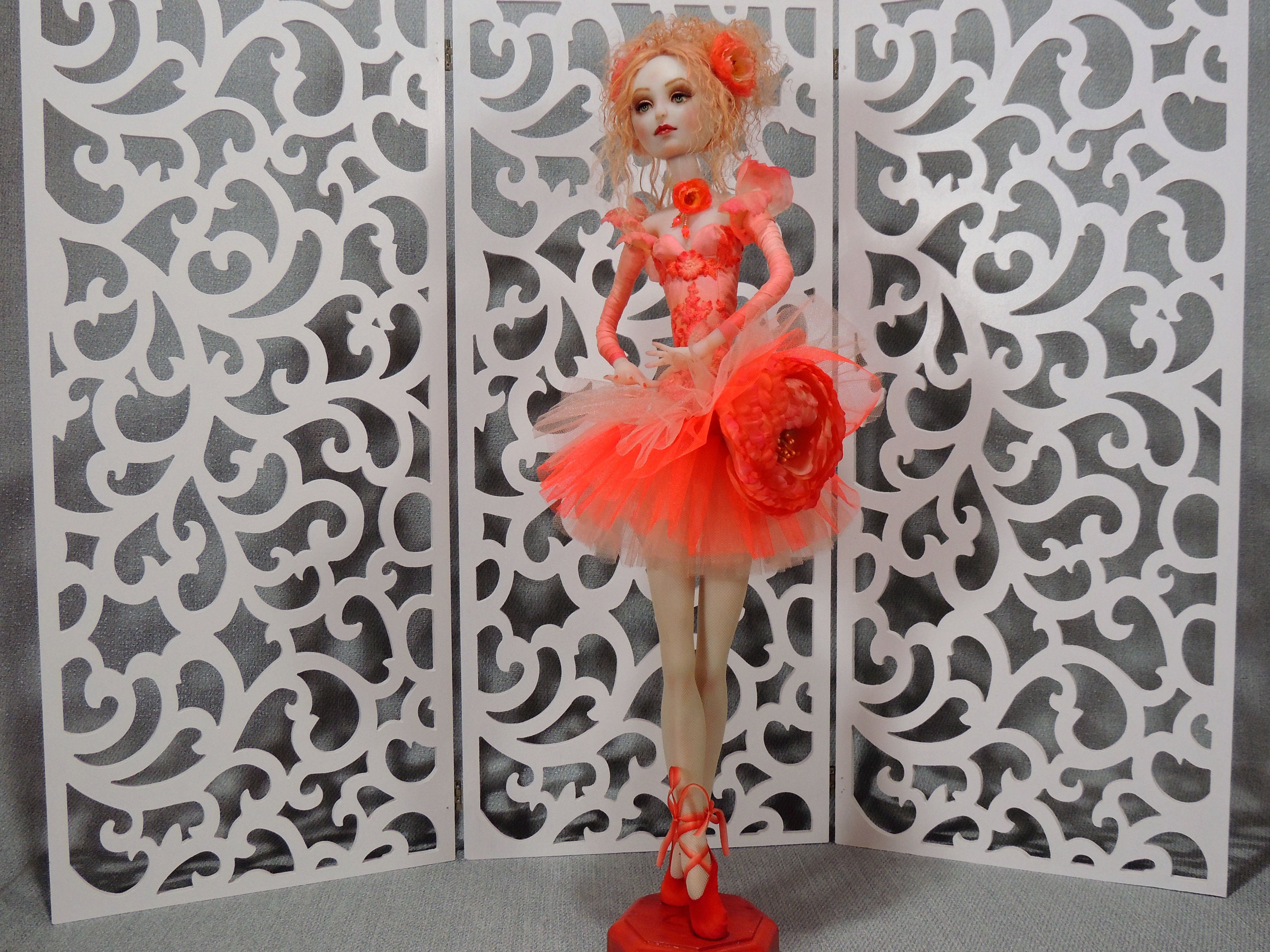 Art Doll Ballerina Artist Author Doll OOAK Interior Realistic ...