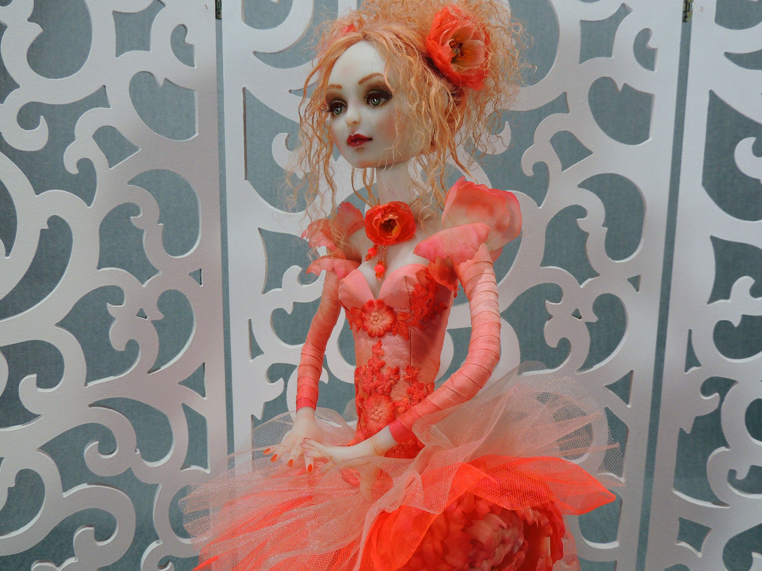 Art Doll Ballerina Artist Author Doll OOAK Interior Realistic ...