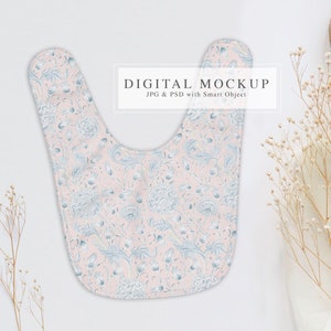 Baby Bibs Mockup, PSD Smart Object Mockup, Bibs Boho Mockup, Country ...
