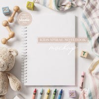 Notebook Mockup | Digital Notebook Template | Photoshop Notebook Mockup ...