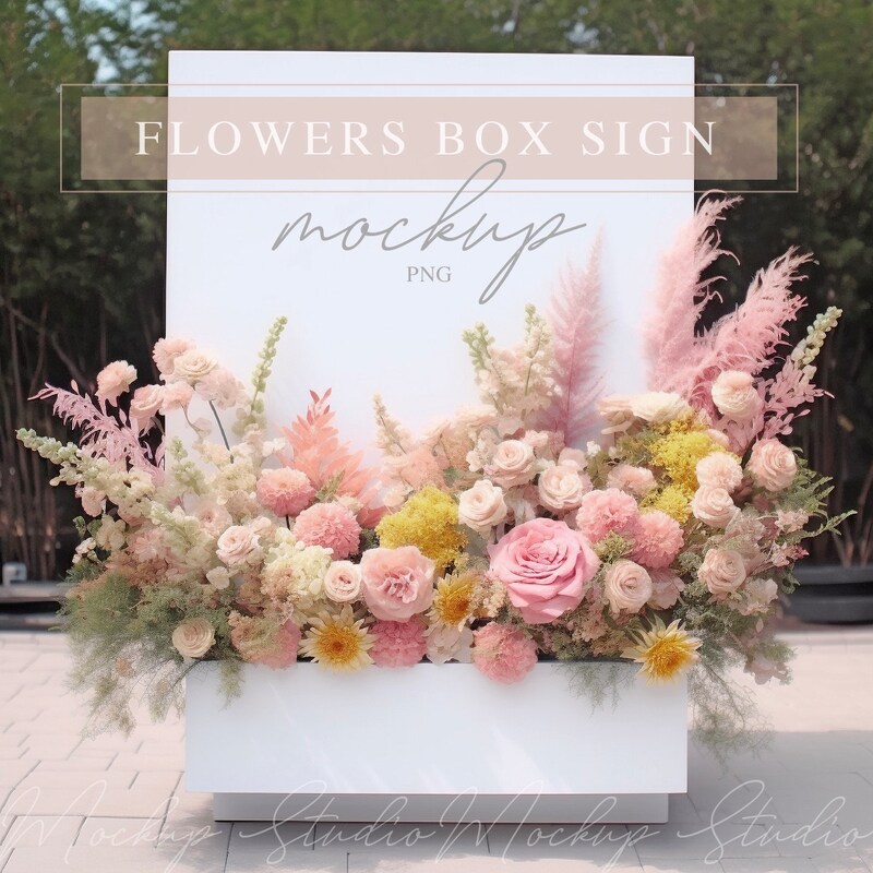 Flower Box Sign - Etsy