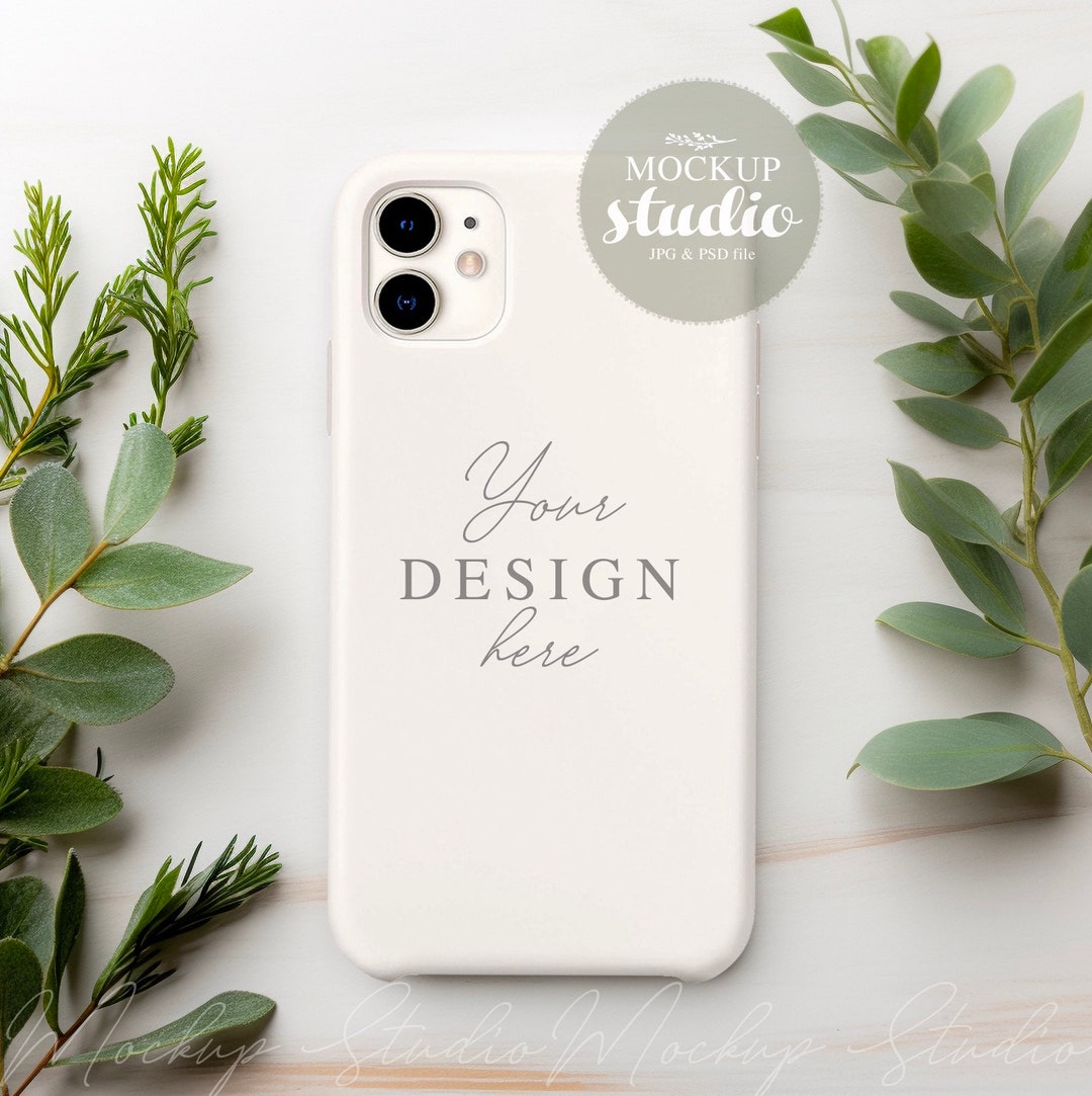 Minimal Smartphone Cover Mockup, Styled Stock Phone Cover Trends, Clear ...