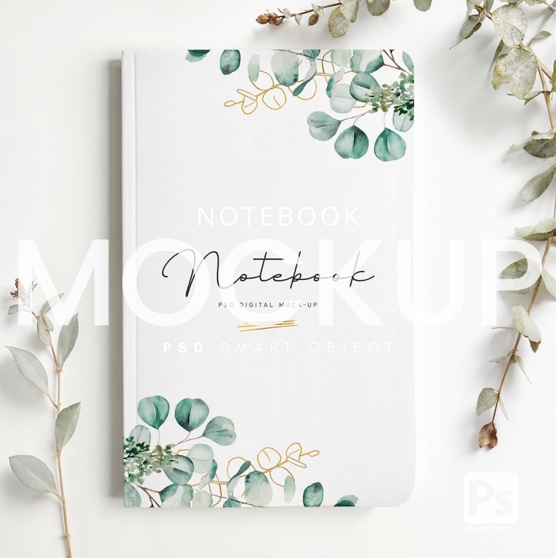 Hardcover Journal Digital Mockup – Officiant Book (PSD and PNG) - Etsy UK