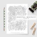 Coloring Page Mock-up, Kids Pages Mockup, A4 Page Mock-up, Kids Art and ...