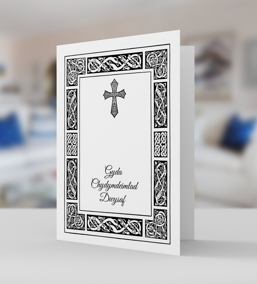 Welsh Sympathy Card Welsh Language With Deepest Sympathy - Etsy