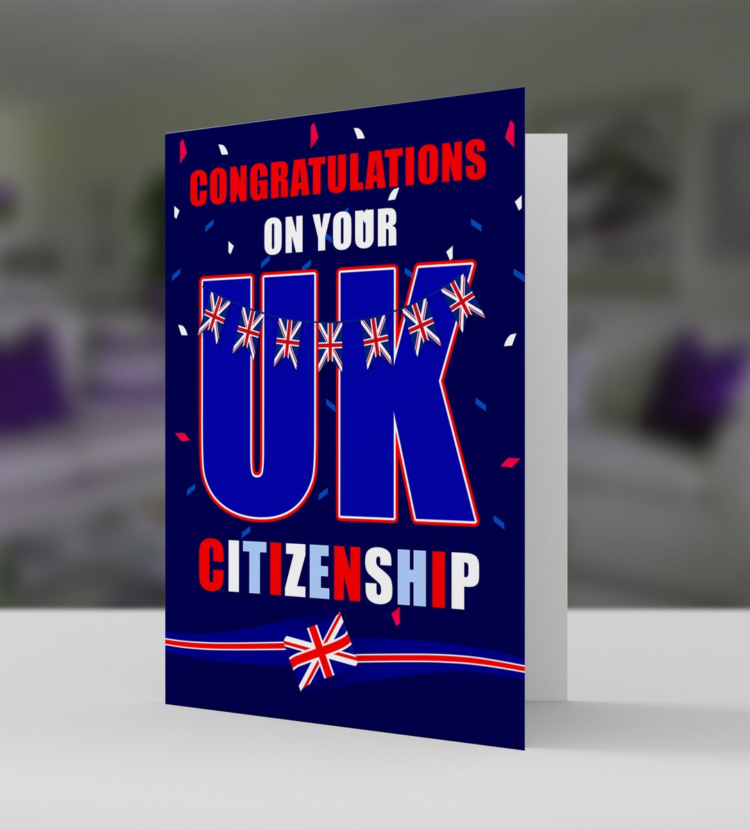 Congratulations on Your UK or British Citizenship Greeting Card With ...
