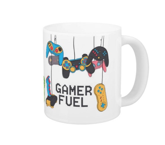 Gamer Fuel Mug Hanging Console/computer Gaming Mug Great - Etsy