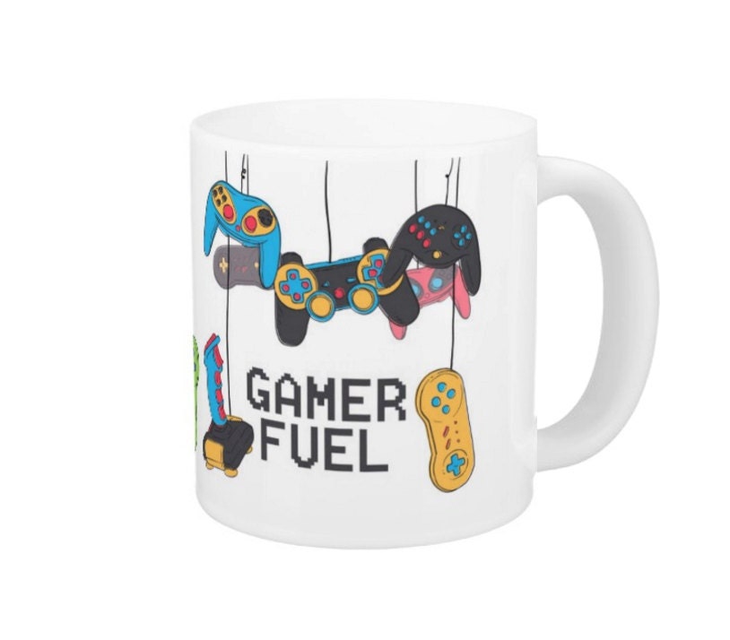 Gamer Fuel Mug Hanging Console/computer Gaming Mug Great | Etsy