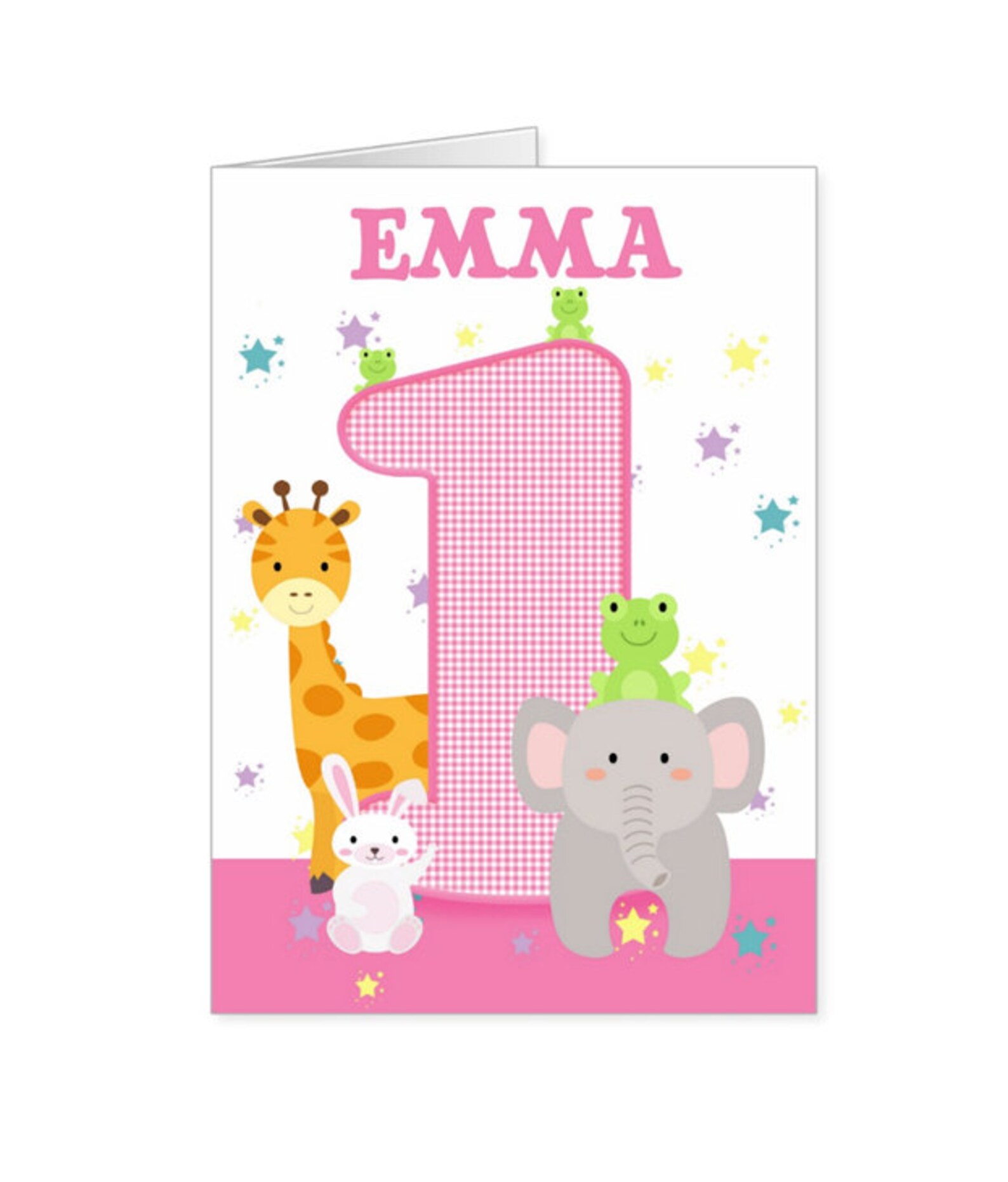 1st Birthday Card Personalised Card for Babies First - Etsy