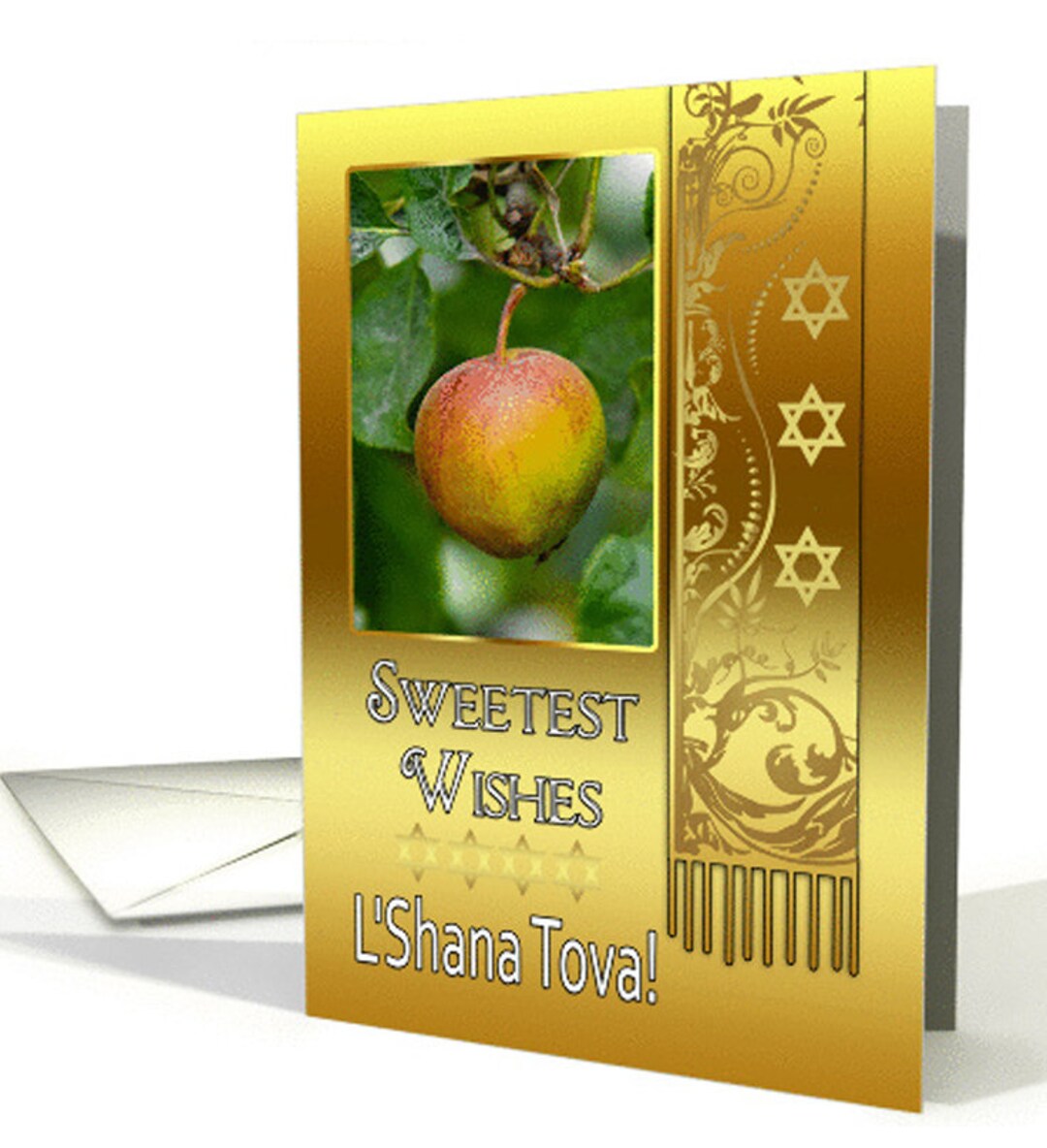 Rosh Hashanah Jewish New Year - L'shana Tova Card - Please Note There ...