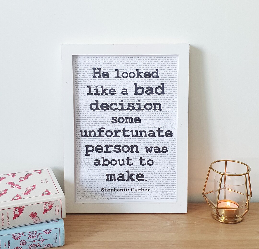 OUABH Quote Stephanie Garber Print Team Jacks - Etsy