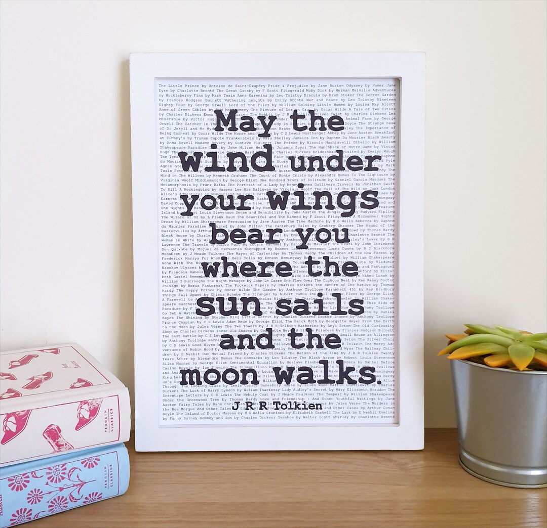 The Hobbit Print - J R R Tolkien Quote - Graduation Gift - Etsy