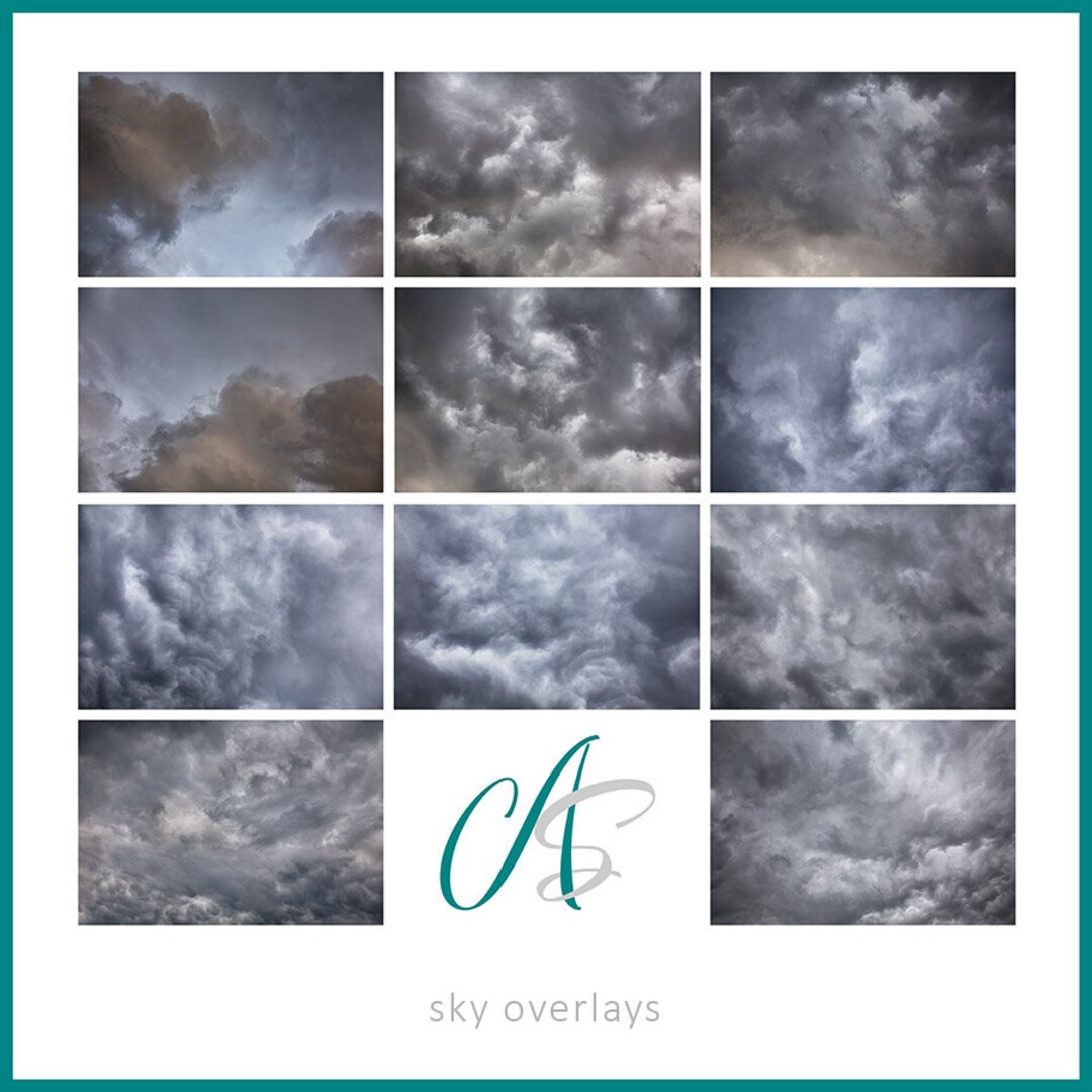 Sky Cloudy, Digital Sky, Rain, Sky Overlay, Gray Sky, Cloud Overlays ...