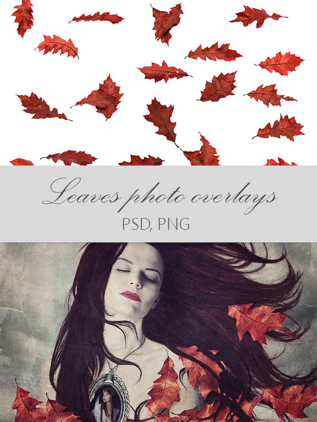 Autumn Leaves Overlays, Digital Overlay, Falling Leaves, Fall Leaves ...