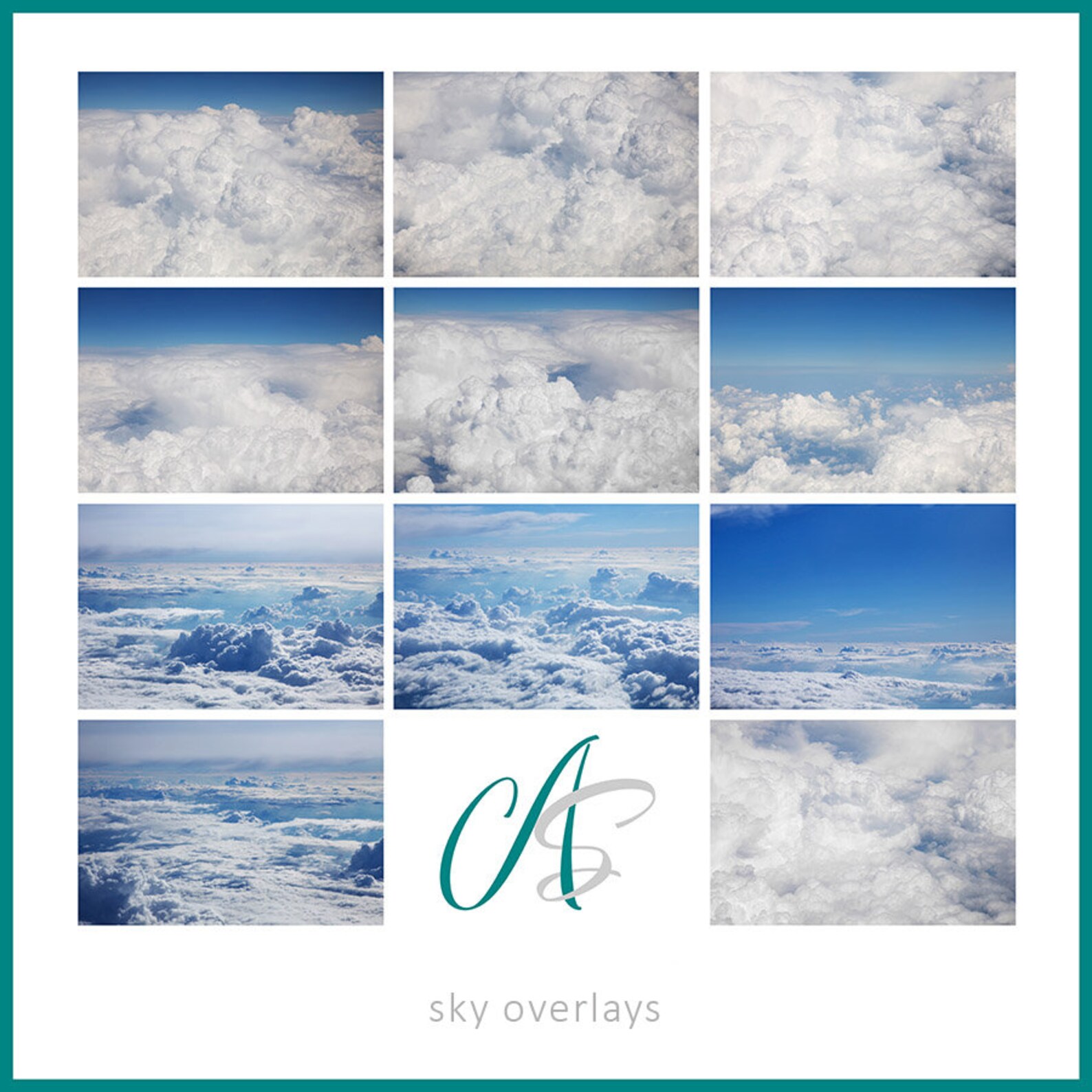 Realistic Sky Sky Overlays Photography Sky White Clouds - Etsy