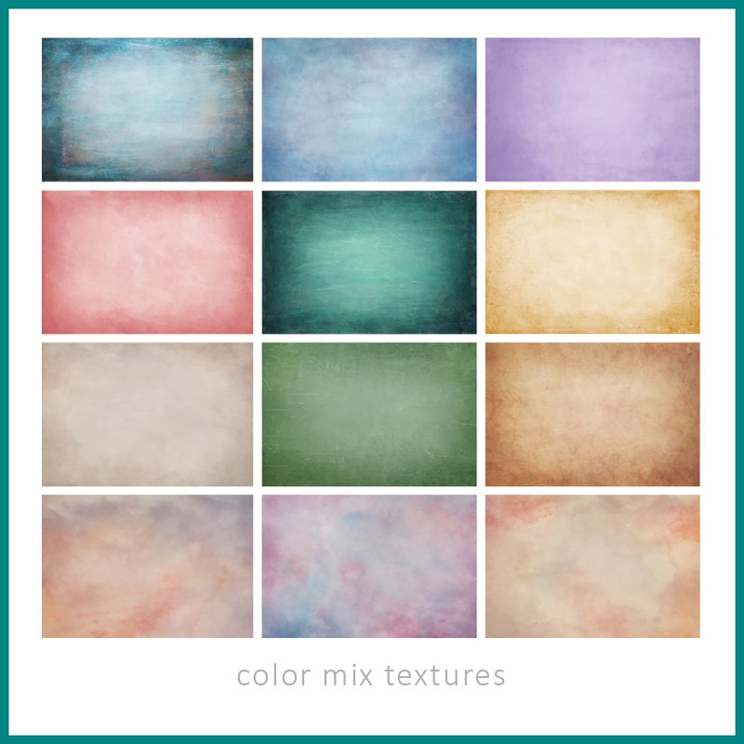 Pastel Photography Textures: Color Mix Photo Overlays (JPG Digital ...